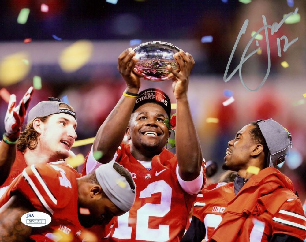 Cardale Jones Signed Ohio State 8x10 Photo (JSA COA)
