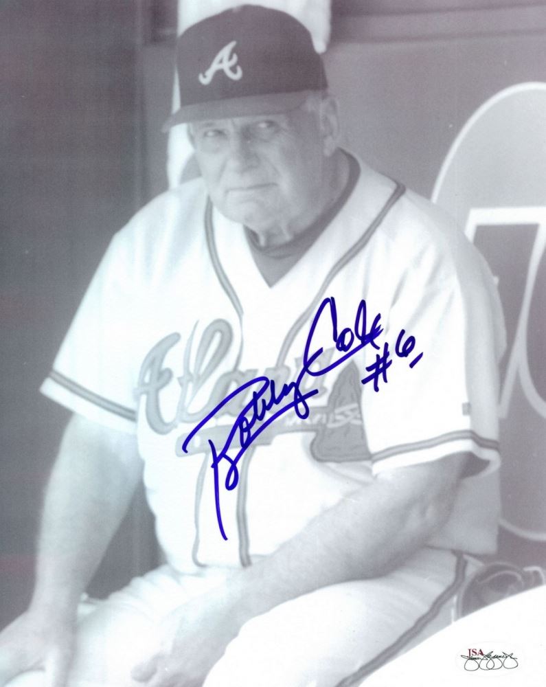 Bobby Cox Signed Braves 8x10 Photo (JSA SOA)
