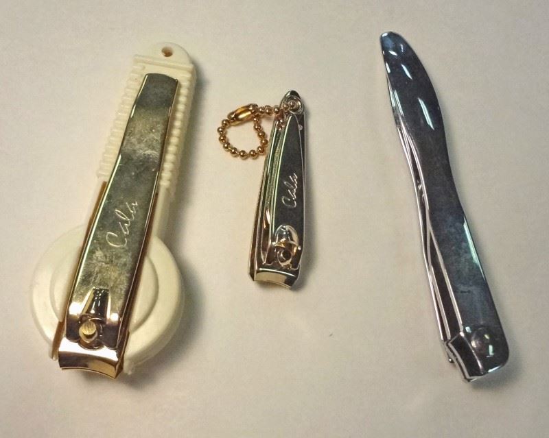 3 Hand & Toe Nail Clippers with 1 key chain clipper