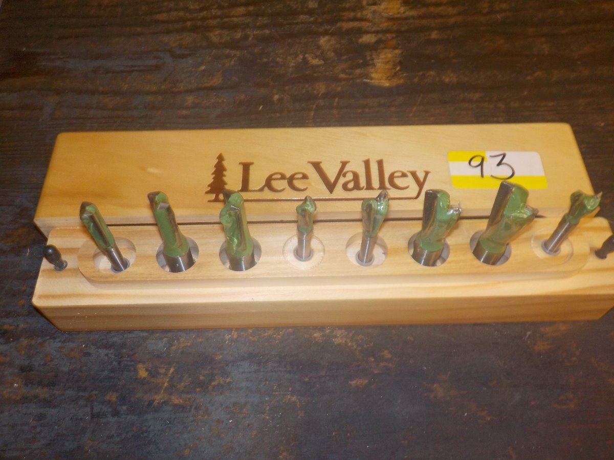 LEE VALLEY 8PC ROUTER BIT SET