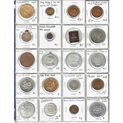 Mixed Page of 20x Various Royalty Themed Tokens/Medallions.