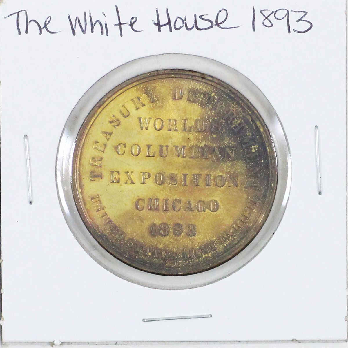 1893 United States Treasury Department World Columbian Exhibition ...