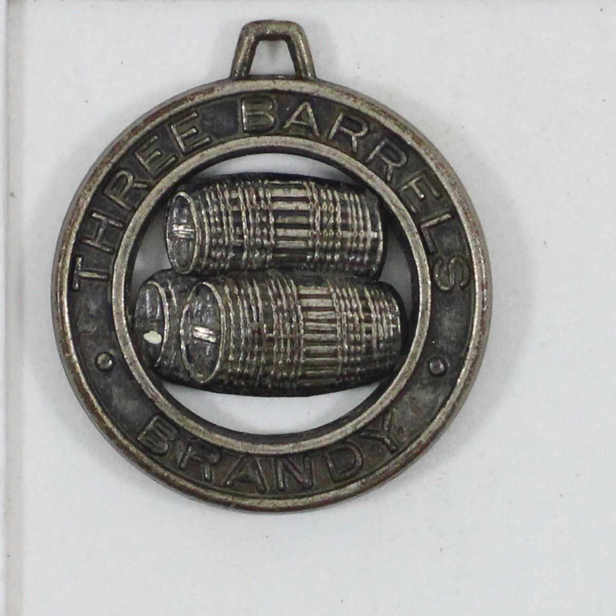 Three Barrels Brandy Castillon Cognac coin. Diameter 35mm