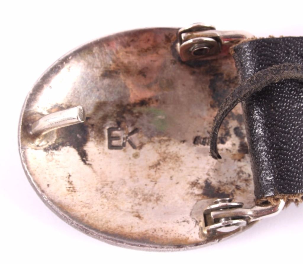 Navajo Sterling Silver Cocho Belt by Elmer Kee