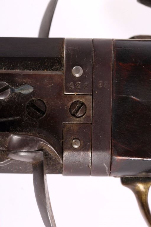 L. Day Rotating Double Barrel Flintlock .56 Rifle
