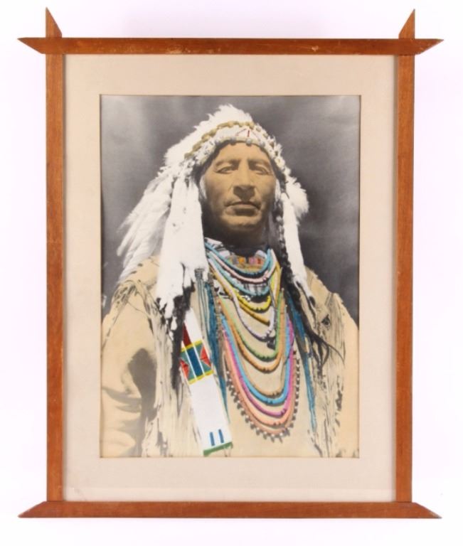 Montana Crow Chief Max Big Man Photograph