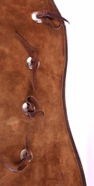 Western Leather Cowboy Batwing Chaps