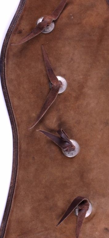 Western Leather Cowboy Batwing Chaps