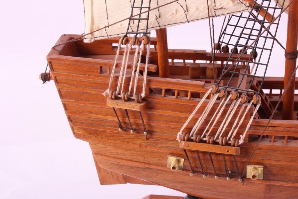 Wooden Mayflower Model Ship