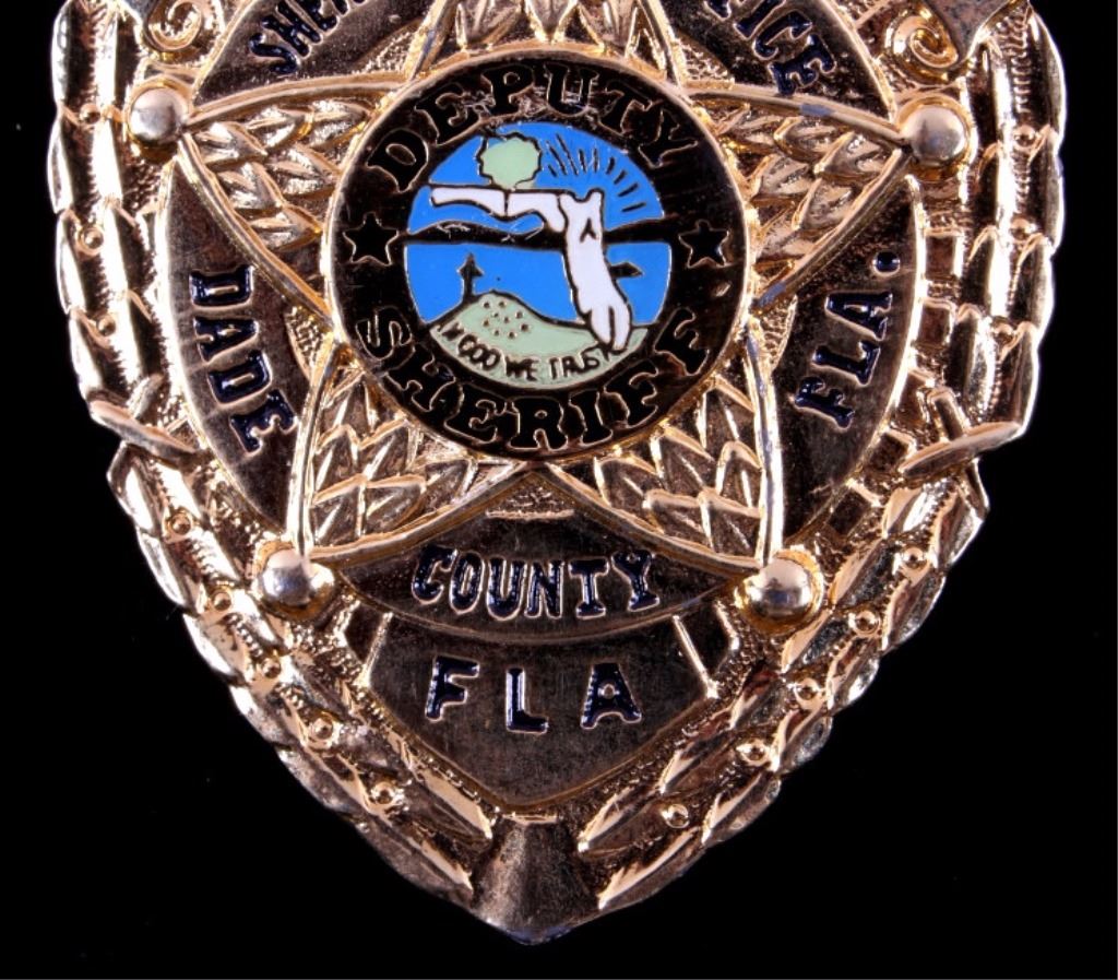 Dade County Florida Sheriff Badge