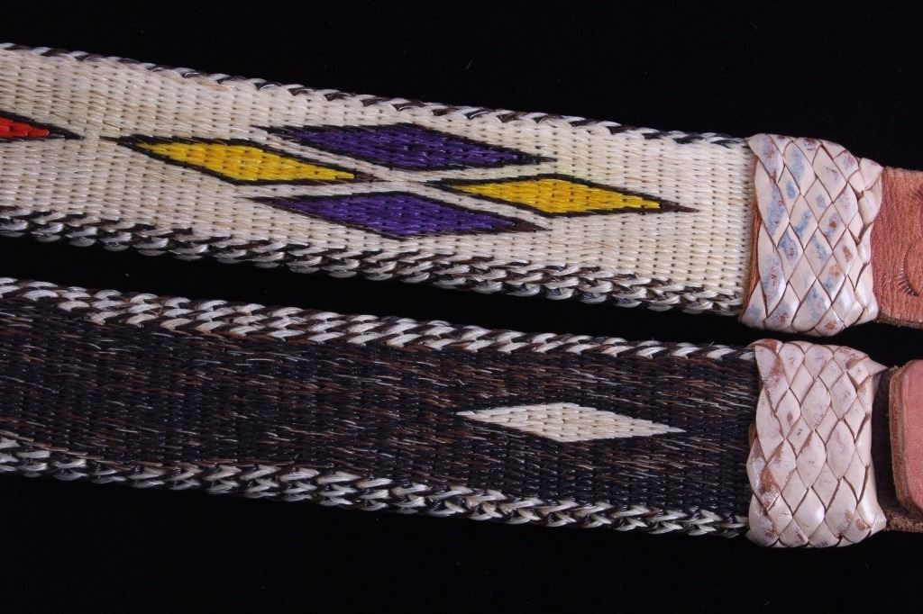 Montana Deer Lodge Prison Made Horse Hair Belt