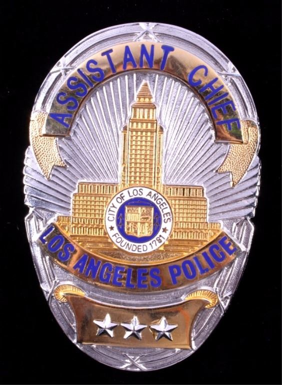 Los Angeles Police Assistant Chief Badge