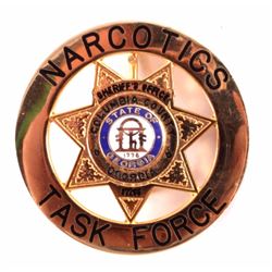 Columbia County Georgia Narcotics Task Force Badge
