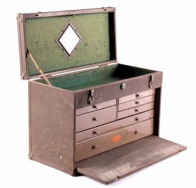 Dunlap Machinist Tool Box circa 1930's