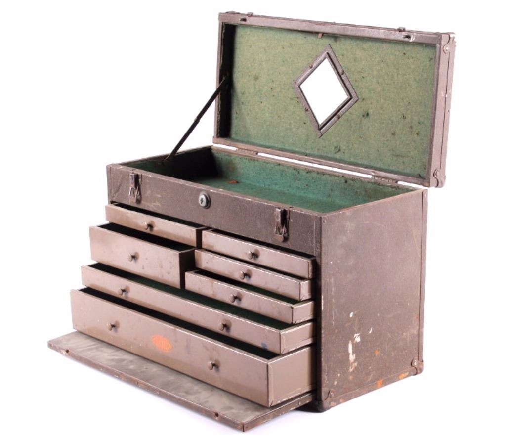 Dunlap Machinist Tool Box circa 1930's