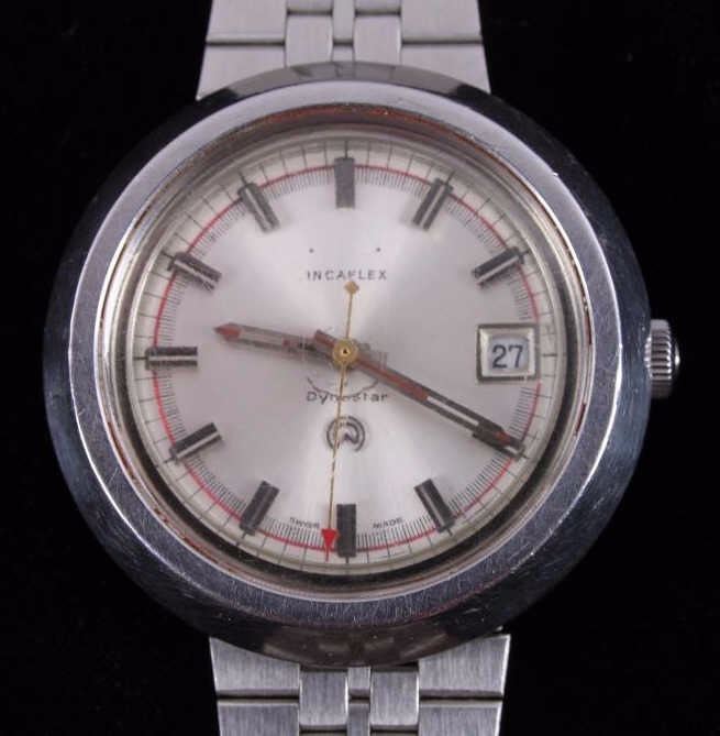 Wyler Incaflex Dynastar Lifeguard Wrist Watch