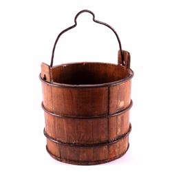 Antique Wooden Well Bucket