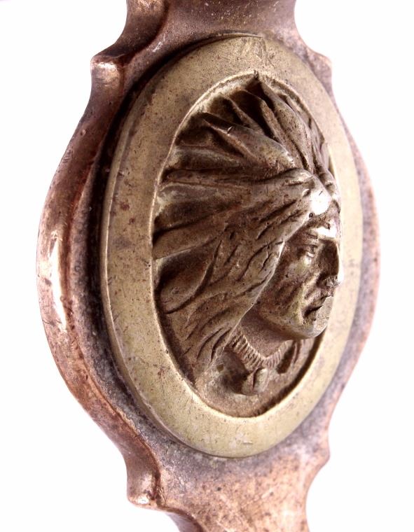 Early Buermann Indian Head Horse Bit