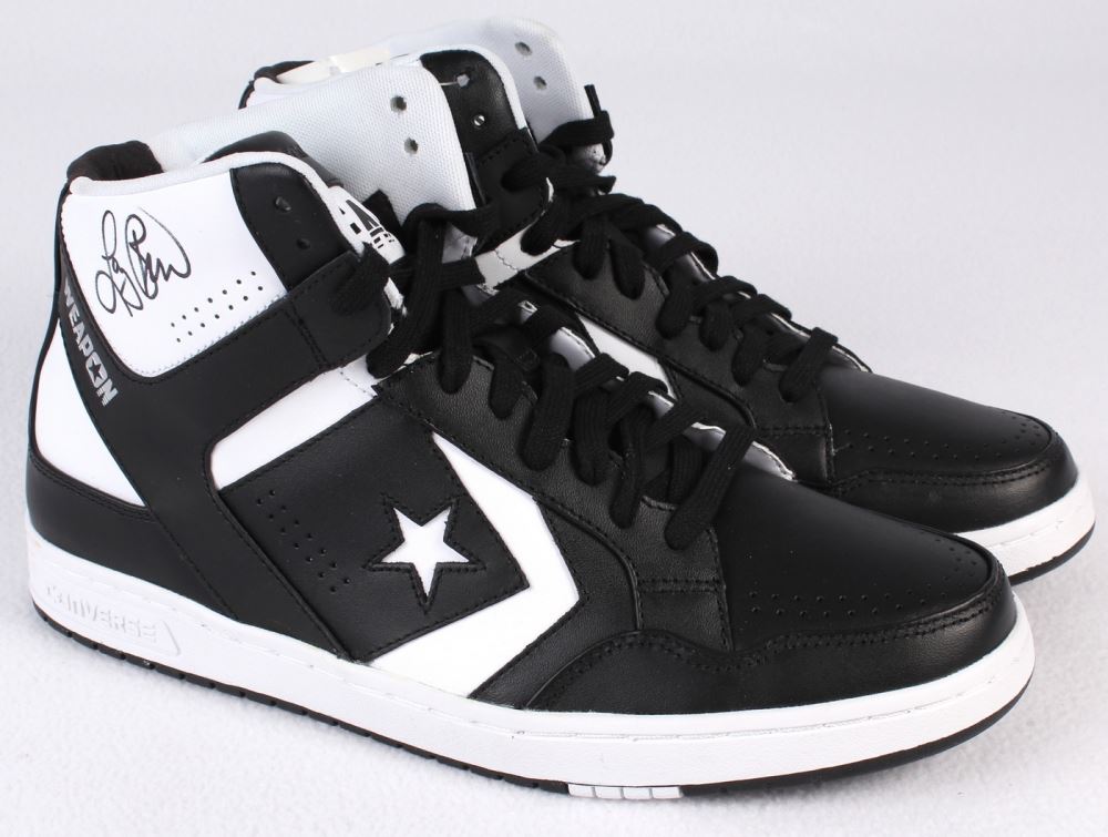 Larry Bird Signed Pair of Converse Weapon Shoes (Bird Hologram)