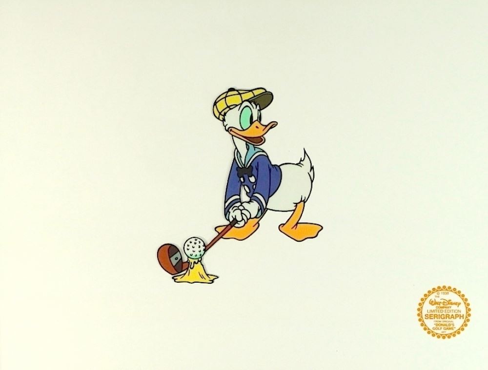 Donald Duck "Donald's Golf Game" Walt Disney Limited Edition Animation ...