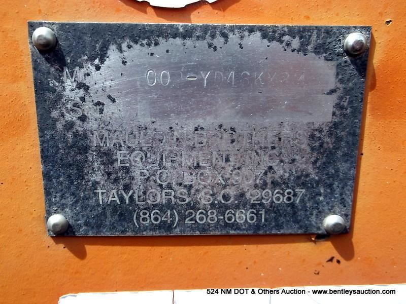 MAULDIN 4-6 11 STEEL ROLLER PACKER, 620 HRS (print sequence:) FA37171