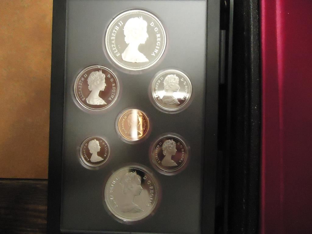 1983 CANADA DOUBLE DOLLAR PROOF SET EDMONTON ORIGINAL ROYAL CANADIAN MINT PACKAGING