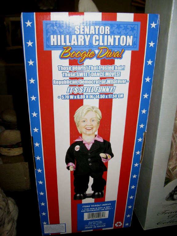 Senator Hillary Clinton Doll & Porcelain Doll