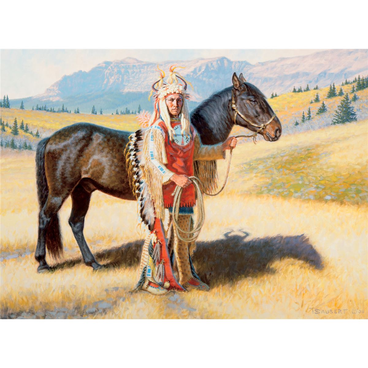 White Quiver-Blackfeet Horse Raider