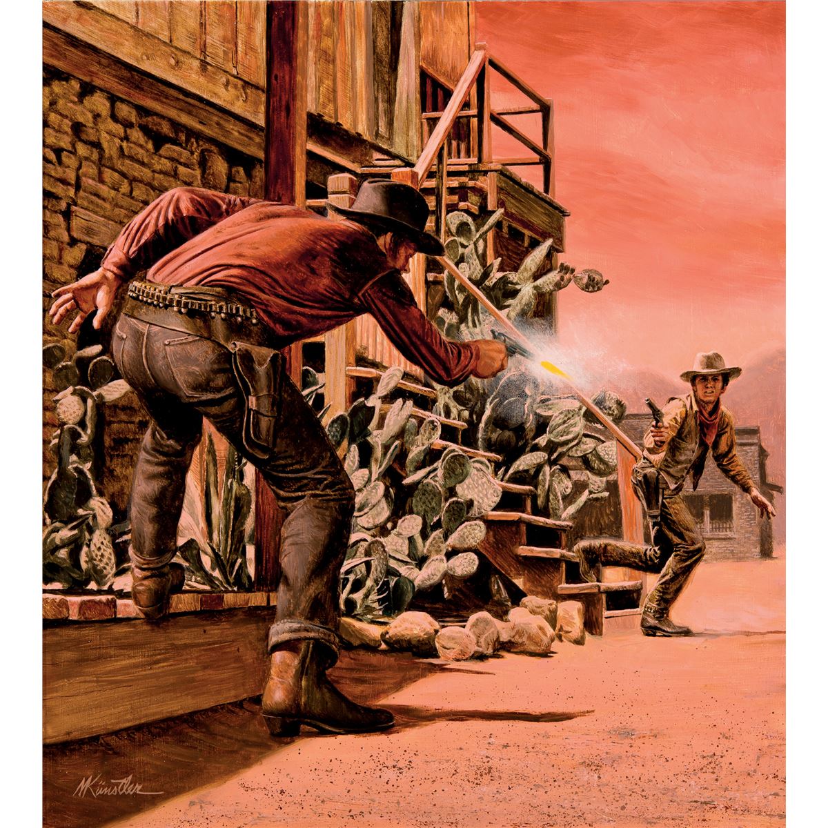 Gunfight Illustration