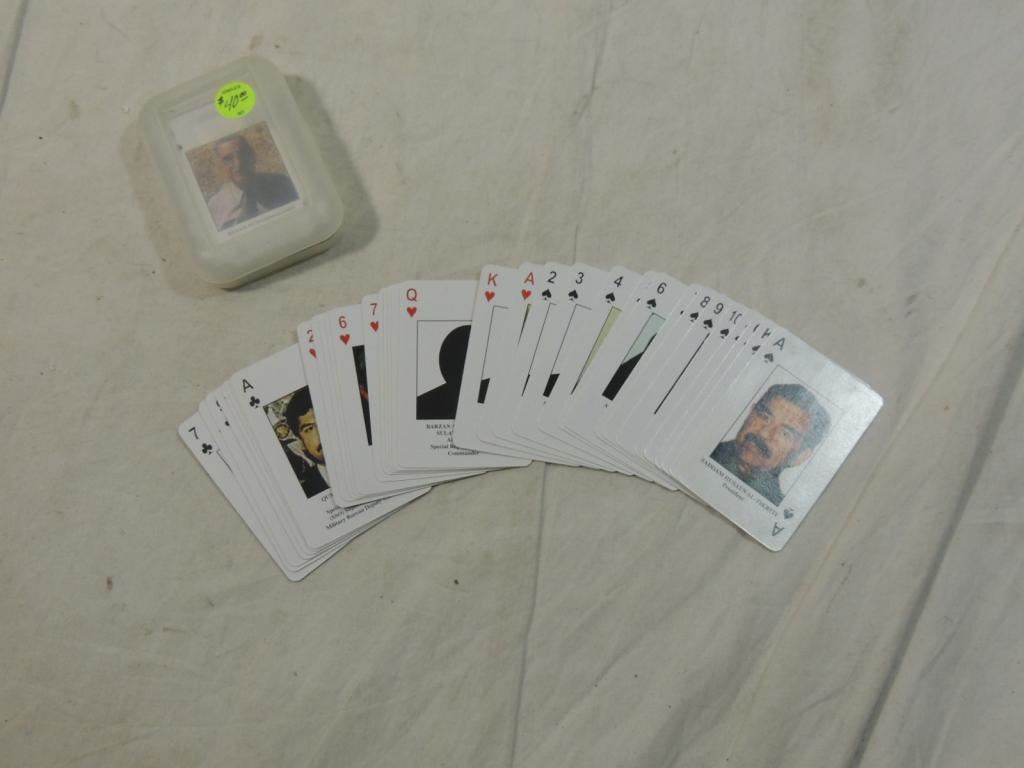 MOST WANTED IRAQI PLAYING CARDS