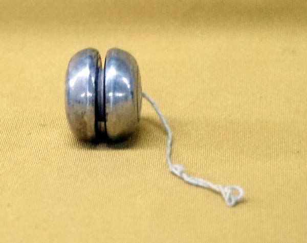 Antique Miniature Sterling Silver Yo-Yo W Hallmark