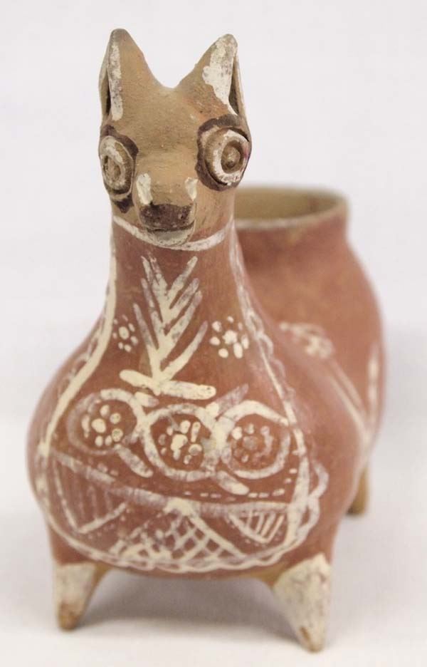 South American Figural Llama Pottery