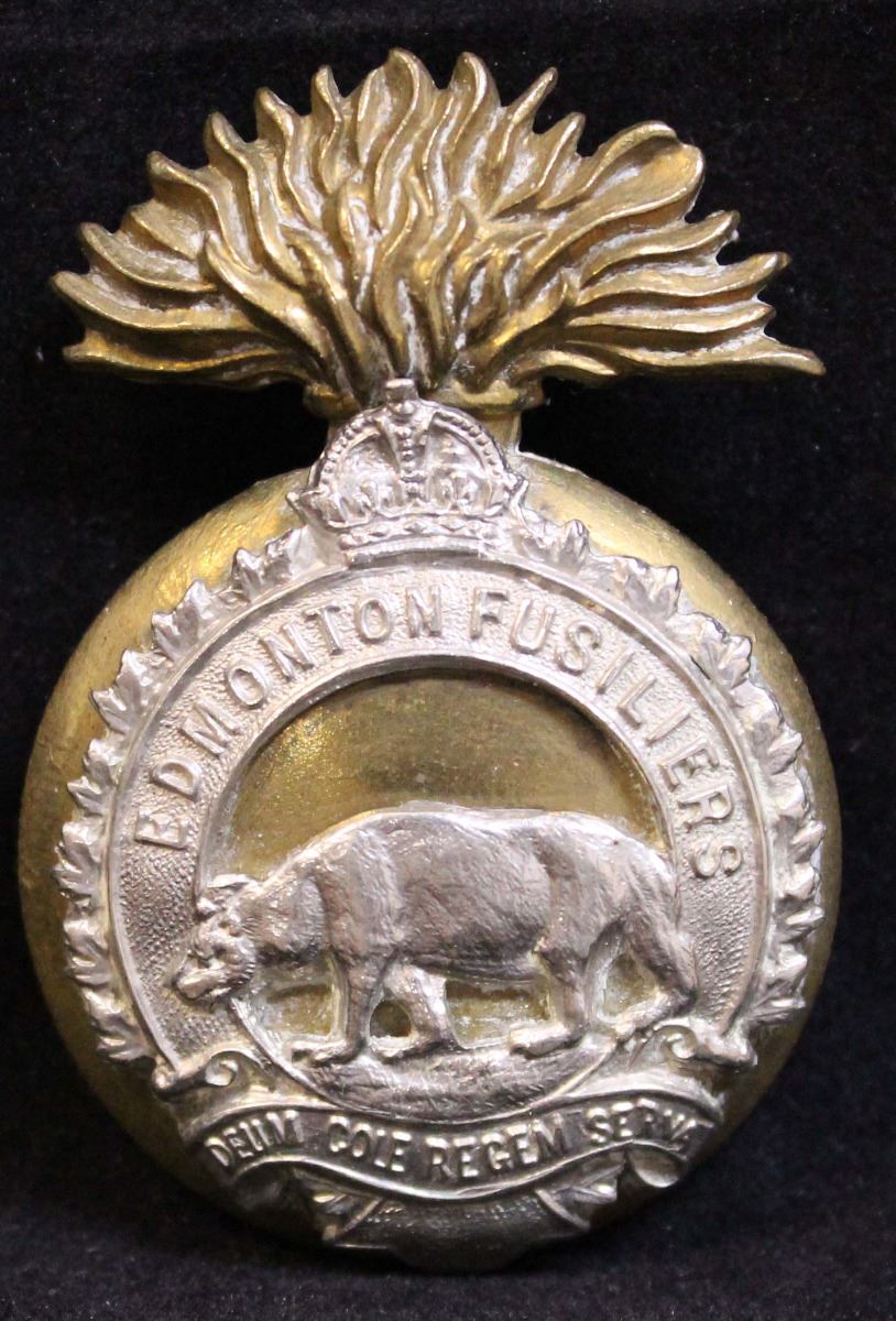 D187. Edmonton Fusiliers Cap Badge