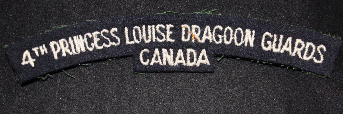 H94. 4th Princess Louise Dragoon Guards cloth shoulder flash