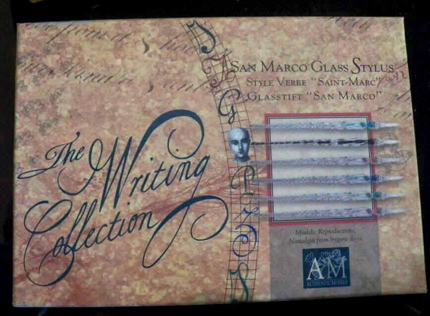 6 San Marco Glass Calligraphy Art Pens