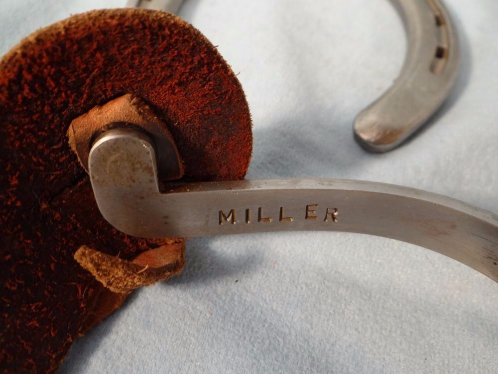 Elmer Miller silver mtd. spurs