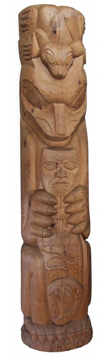 Coast Salish Totem Pole - Aubrey La Fortune
