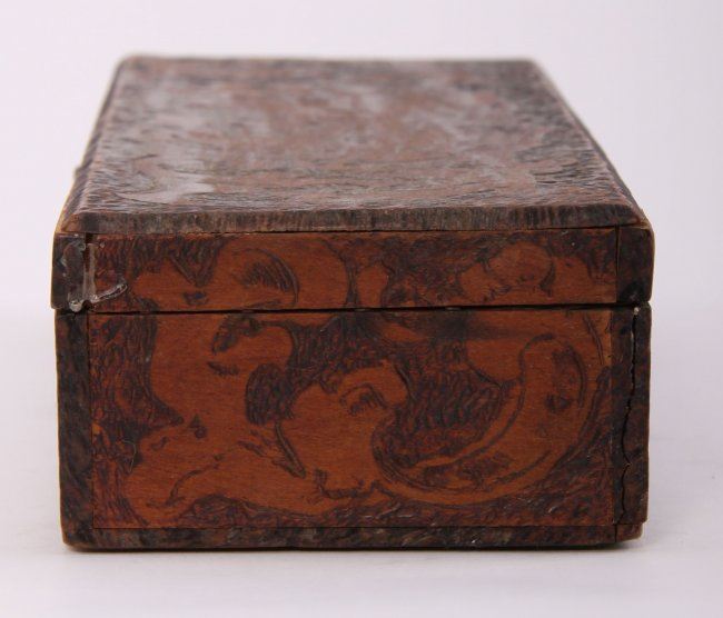 Antique Flemish 681 Art box. Used for art items,