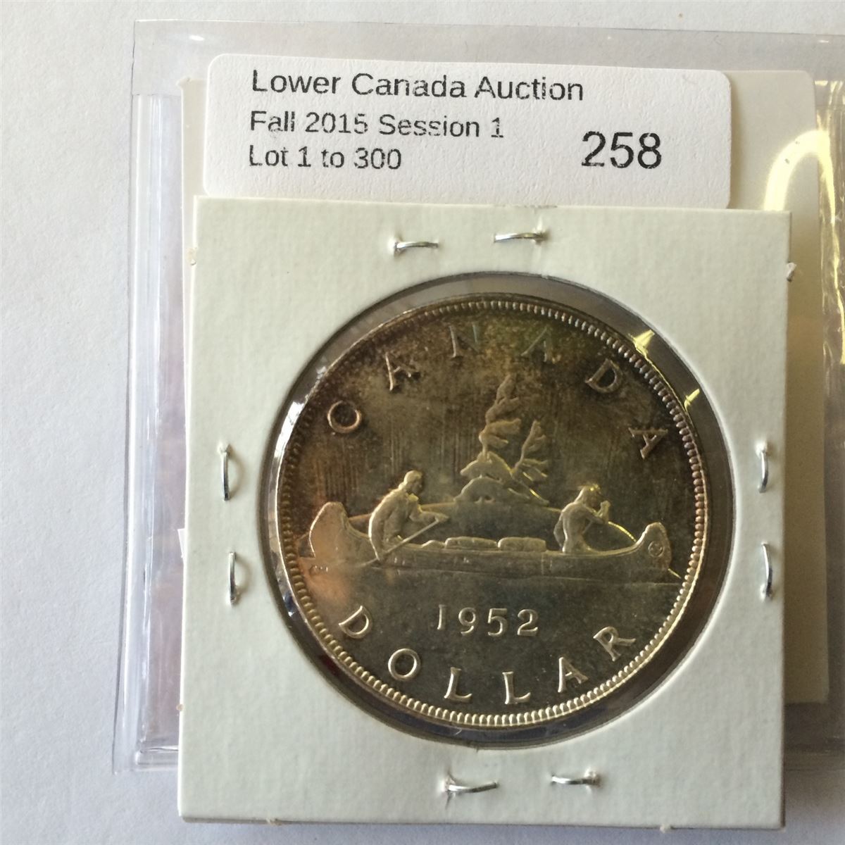 Silver dollar Canada 1952 NWL