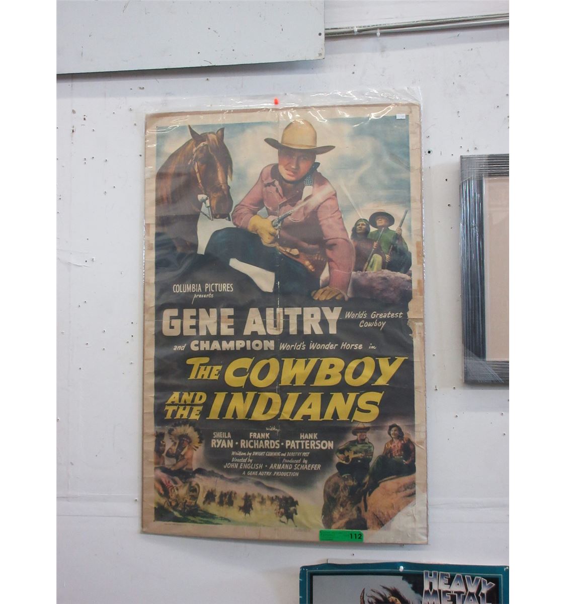 Vintage Gene Autry movie poster
