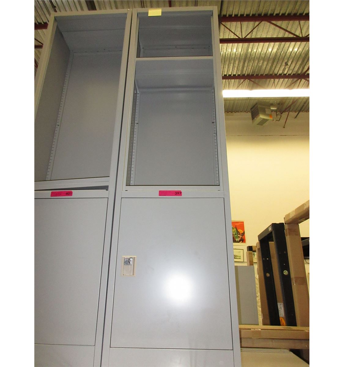 12" Deep - Metal storage cabinet/shelf