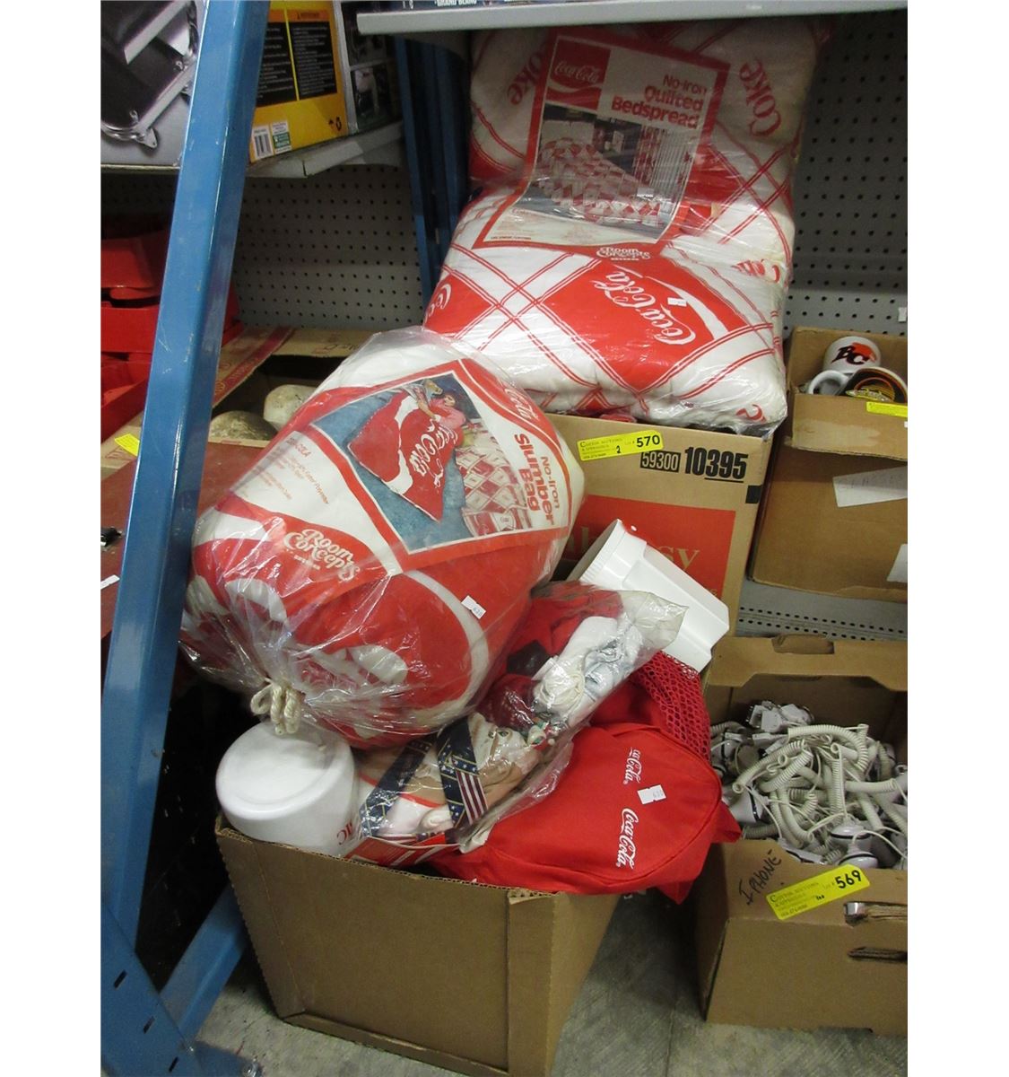 2 Large boxes of "Coca-Cola" collectibles
