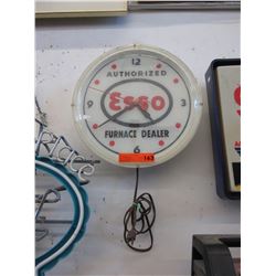 Electric "Esso" wall clock