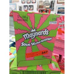 3 Cases of Maynard's "Sour Watermelons" candy