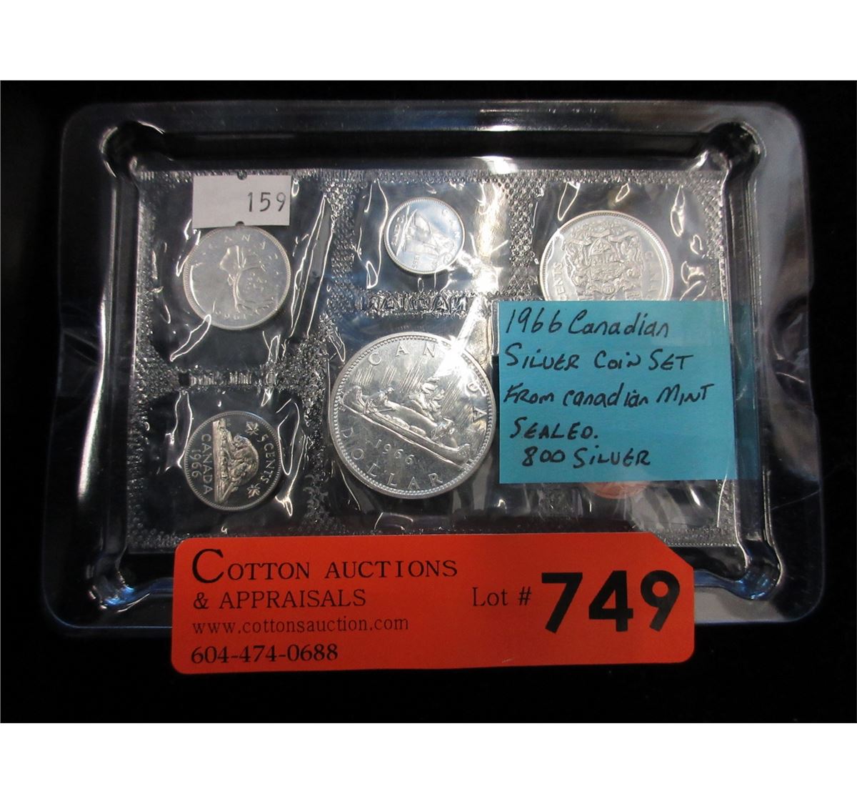 1966 Canadian Silver coin set