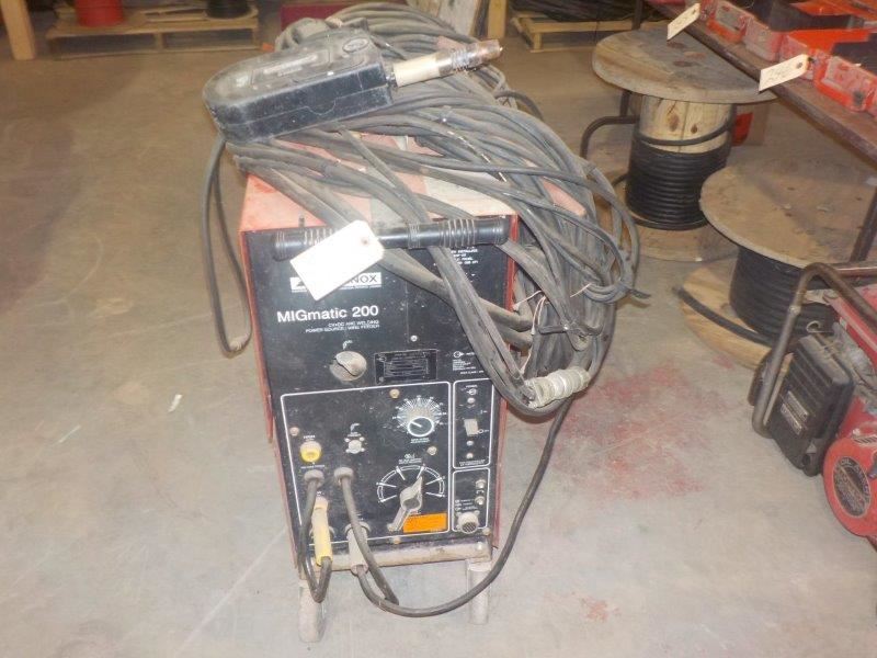 CANOX MIGMATIC 200 ARC WELDING UNIT WITH MINI MIG FEEDER GUN
