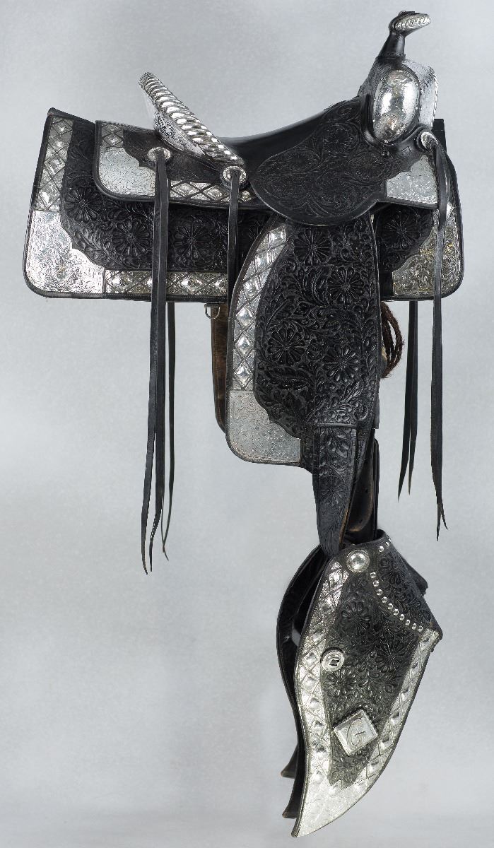 Sterling Silver Parade Saddle attributed to Bohlin