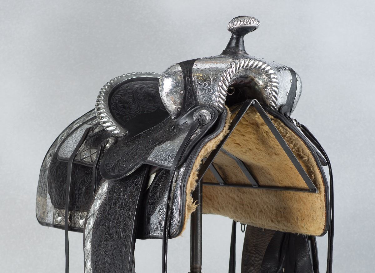 Sterling Silver Parade Saddle attributed to Bohlin