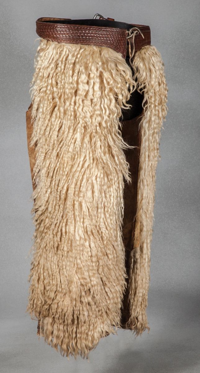 F.A. Meanea White Wooly Chaps