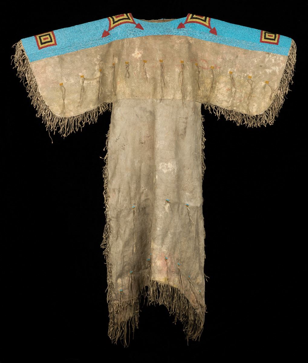Lakota Sioux Beaded Hide Dress